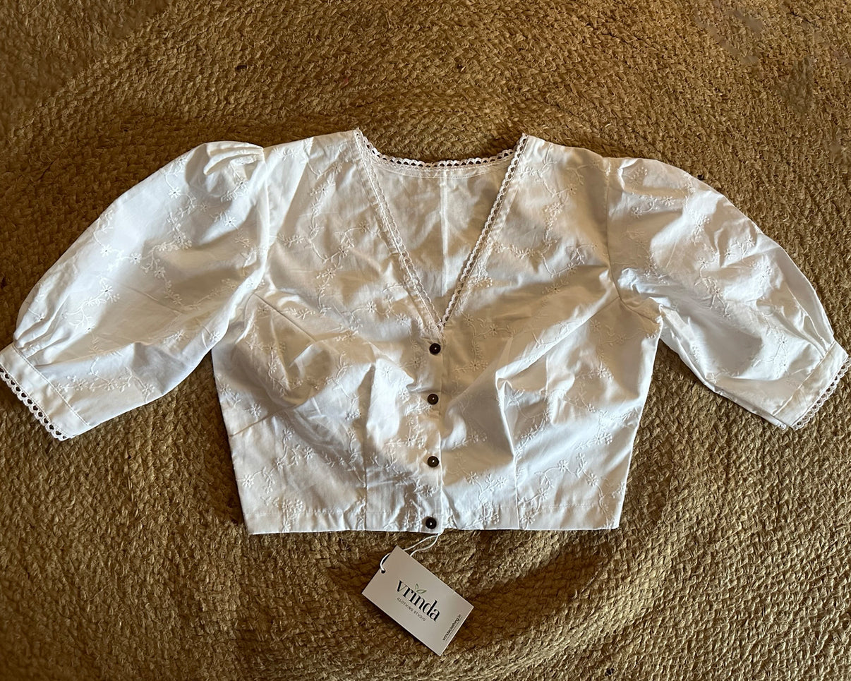 Anna Blouse – Vrinda Clothing